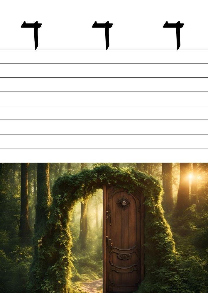 Narnia Hebrew Alphabet Cards: Aleph-bet Learning Sheets (PDF Download ...