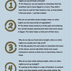 Passover Haggadah for Kids (english With Hebrew) | Printable Pesach ...