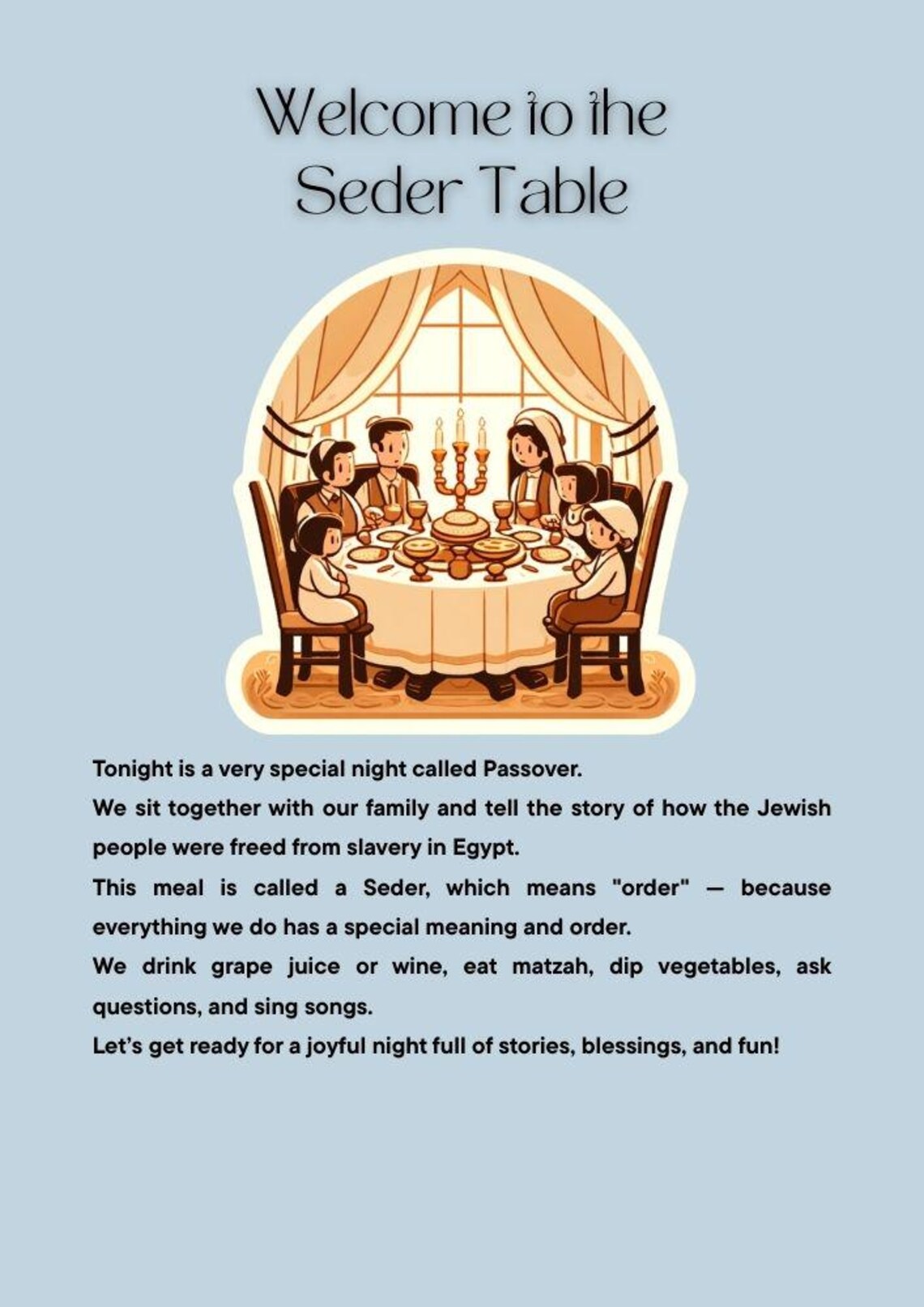 Passover Haggadah for Kids (english With Hebrew) | Printable Pesach ...