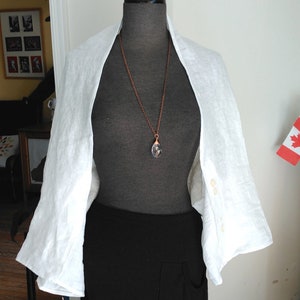 Linen Shrug. Wedding Wrap. Summer Shrug. White Linen. Black Linen ...
