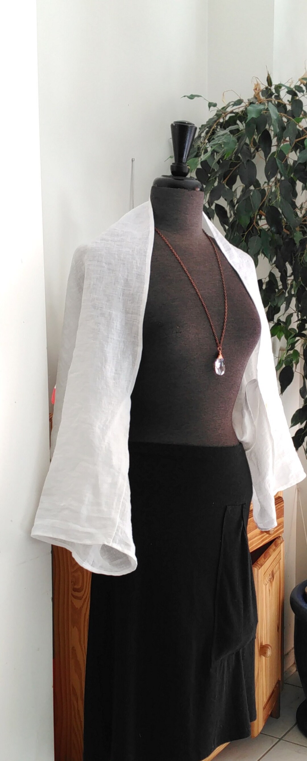 Linen Shrug. Wedding Wrap. Summer Shrug. White Linen. Black Linen ...
