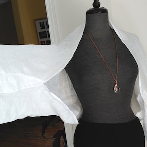 Linen Shrug. Wedding Wrap. Summer Shrug. White Linen. Black Linen ...