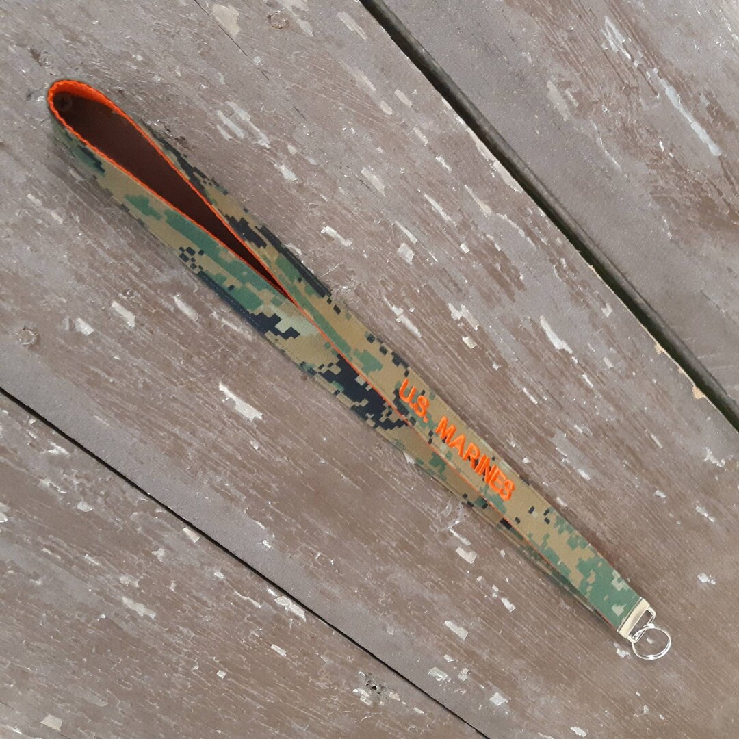 UMSC Lanyard, U.S. Marines Lanyard, Camo Lanyard, Woodland Marpat ...
