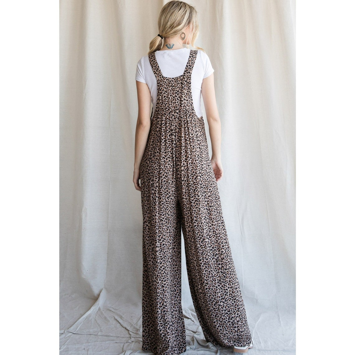 Safari Party Oversized Jumpsuit Overalls in Taupe - Etsy