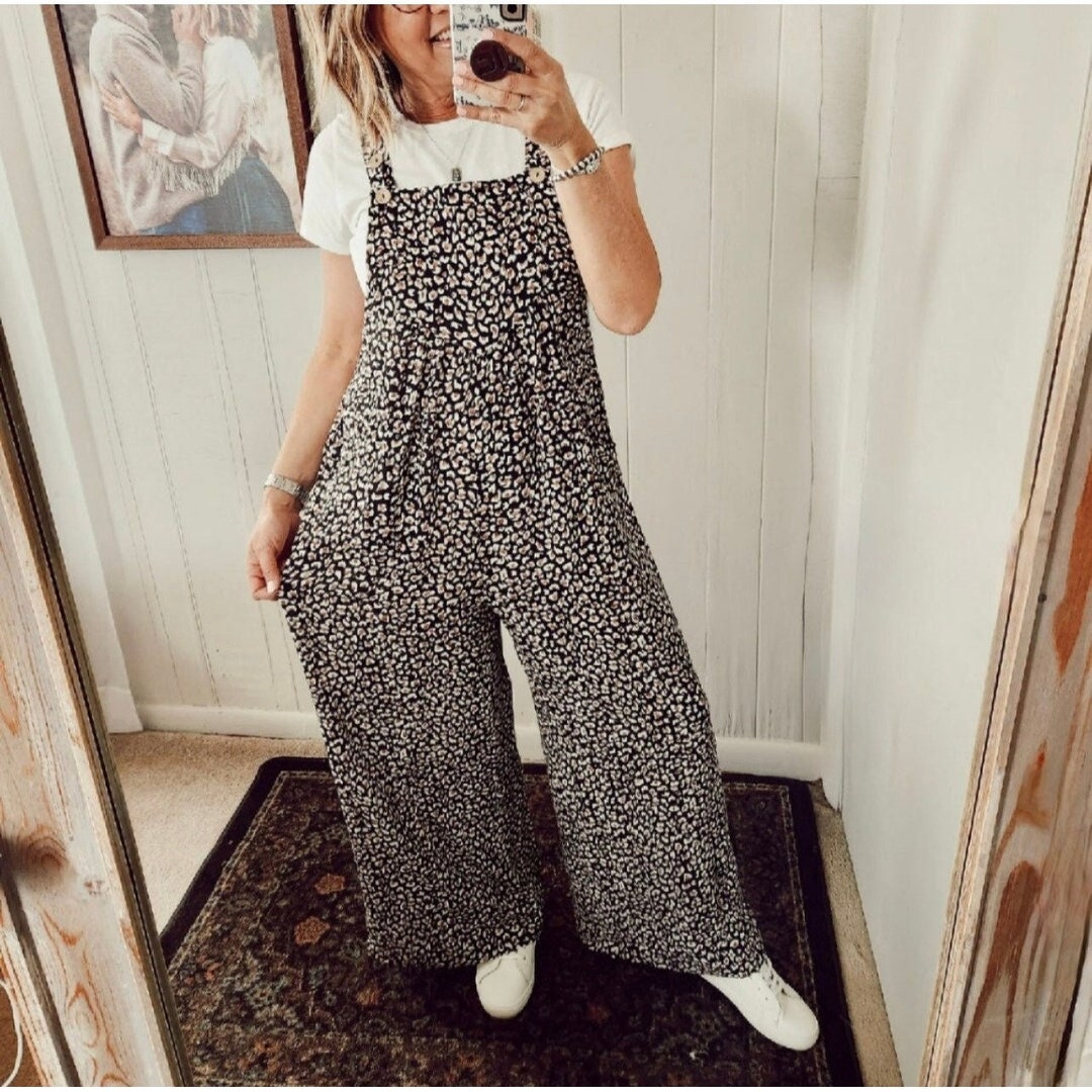 Safari Party Oversized Jumpsuit Overalls in Black - Etsy