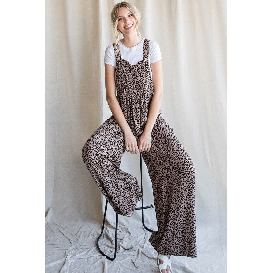 Safari Party Oversized Jumpsuit Overalls in Taupe - Etsy