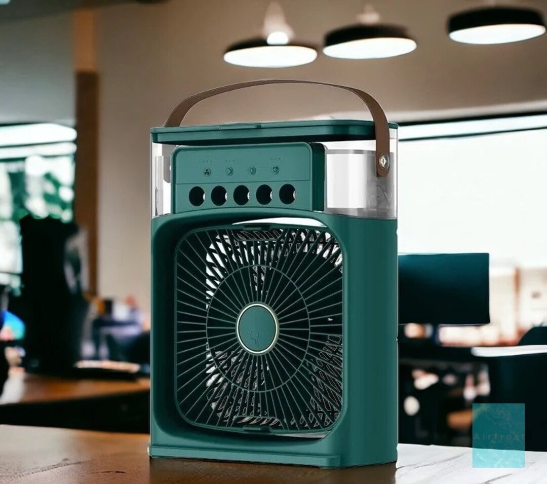 Portable Humidifier Fan Mini Air Conditioner and Cooling Fan 3-speed ...