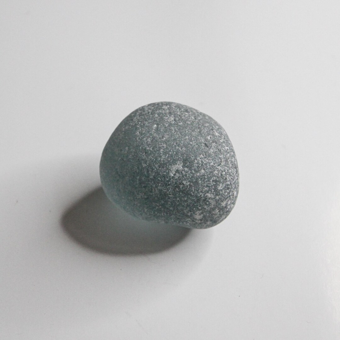 Seaham Blue Sea Glass Pebble – Frosted Aqua Teal Beach Find – Genuine ...