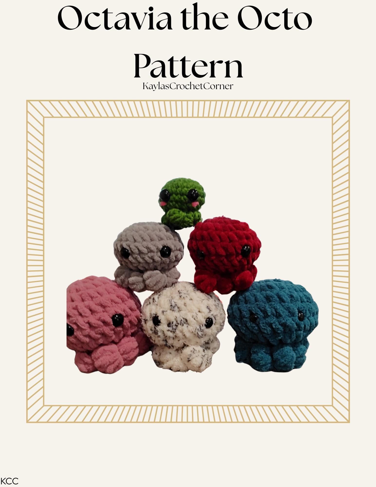 No-sew Octavia the Octo Crochet Pattern - Etsy