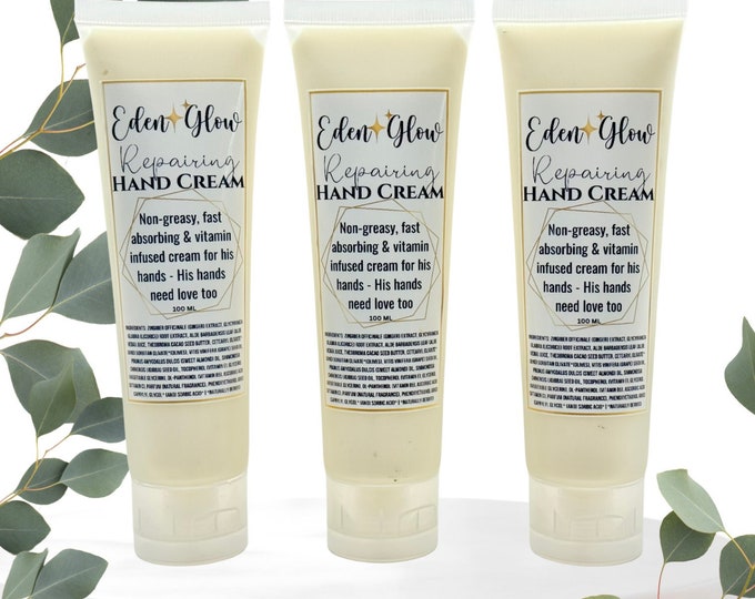 Hand Cream • His Hand Cream • His Hands Need Love Too • Skin Repair ...