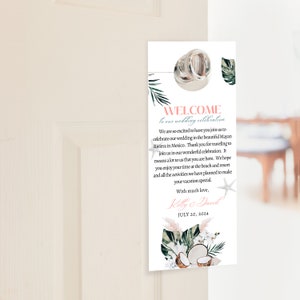 Beach Tropical Sea Shells Coral Coconut Watercolour Destination Wedding ...