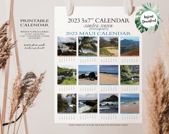 Maui Calendar - Etsy