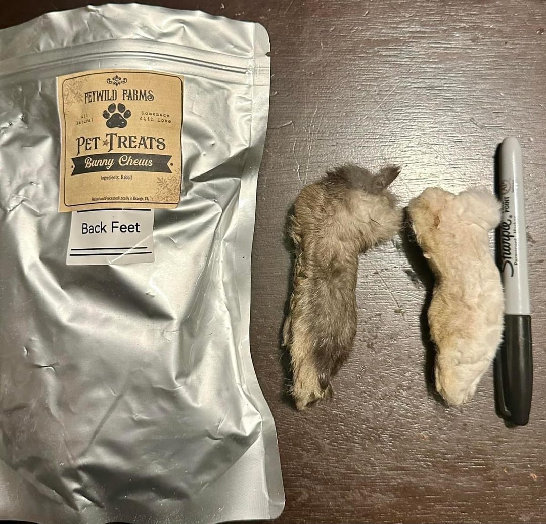 Dehydrated Rabbit - Treats and Chews for Pets - Etsy