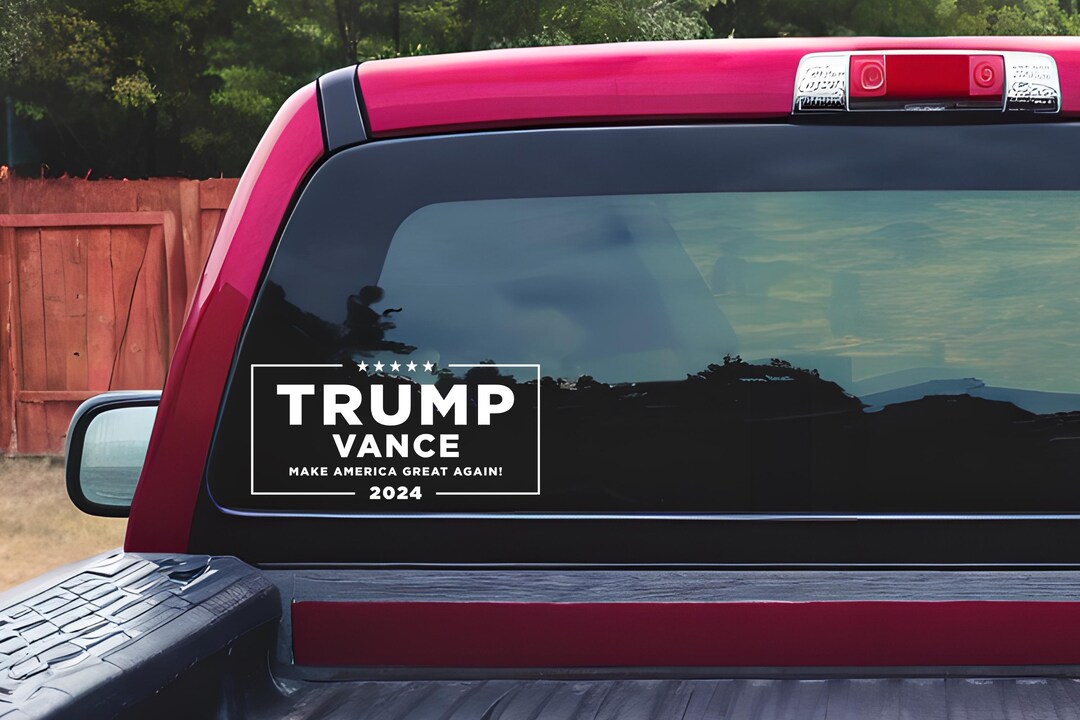 Trump Vance 2024 Vinyl Decal - Etsy
