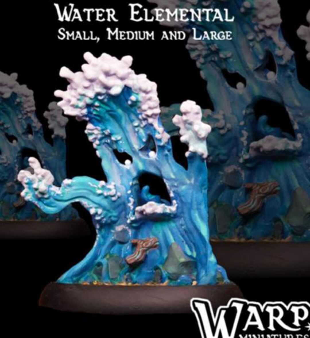 Water Elemental, Table Top RPG Monster - Etsy