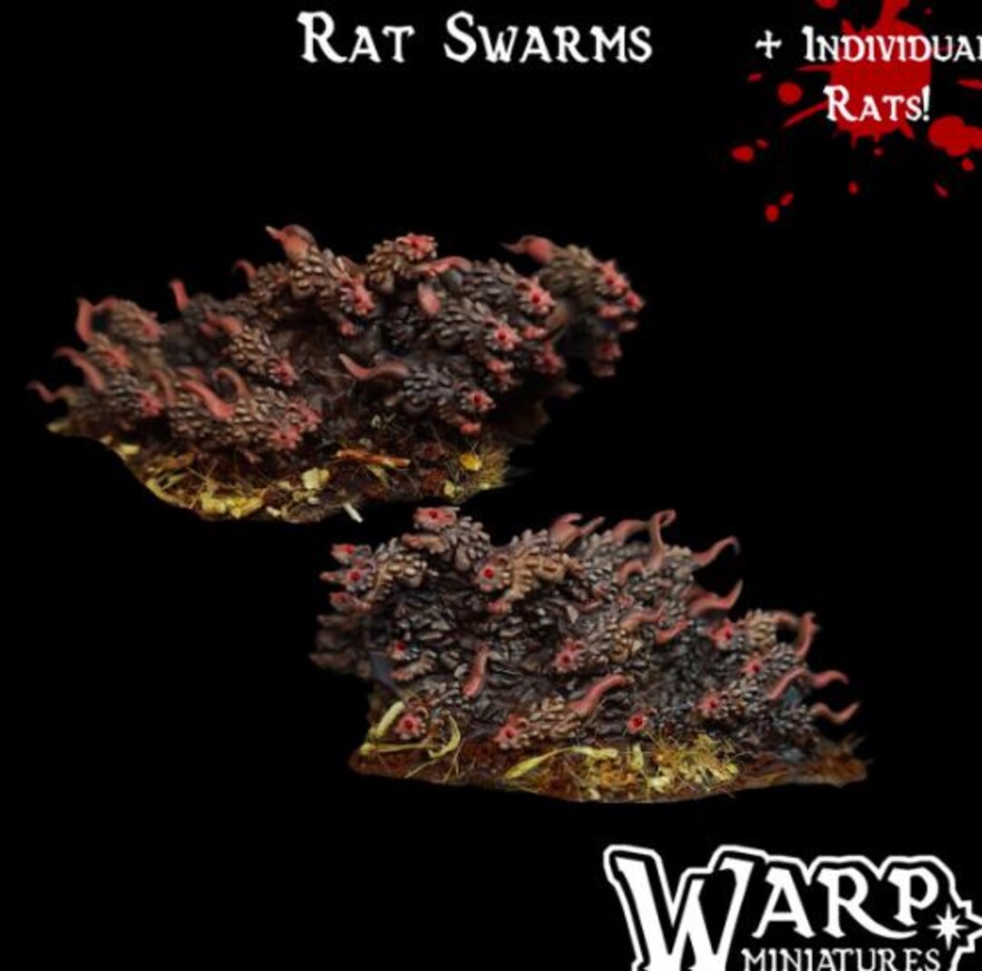 Rat Swarm, Table Top RPG Monster - Etsy