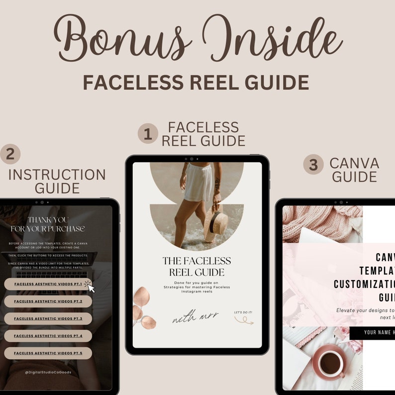 1200+ Faceless Aesthetic Videos for Instagram Reels, Minimalist ...