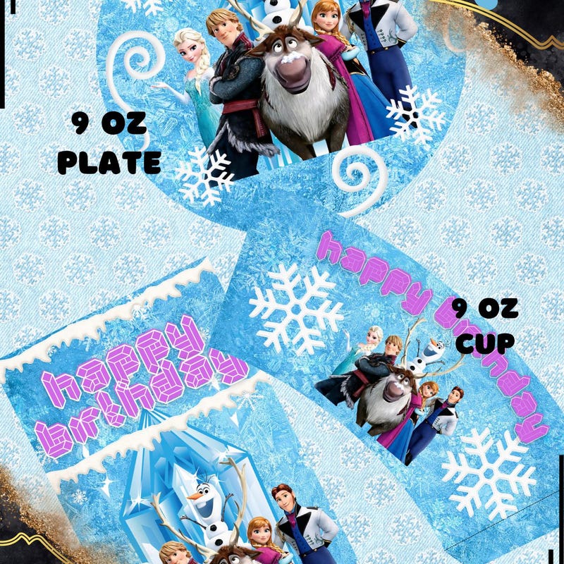 Frozen 2 Plates - Etsy