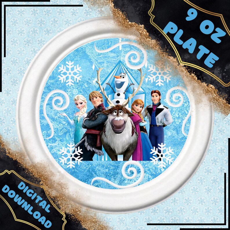 DIY FROZEN Digital Download Printable Party Package for Birthday 9oz ...