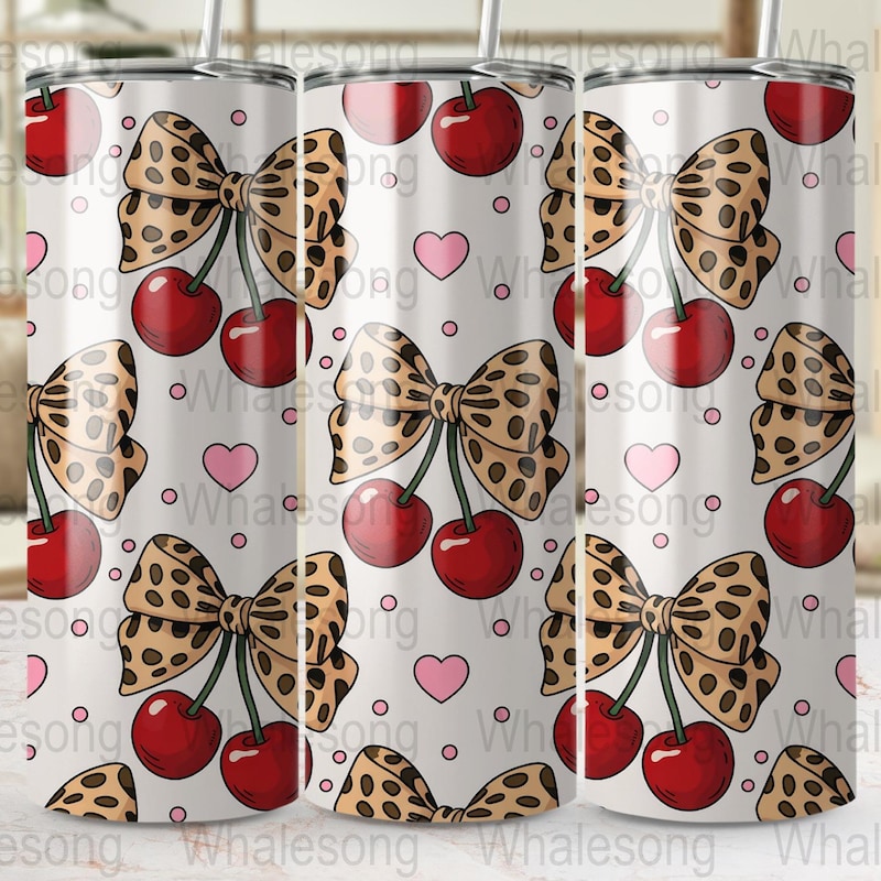 Cherry and Cheetah Wall Art - Etsy