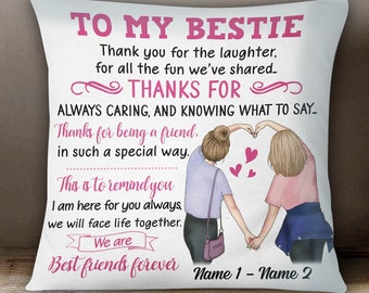 Best Friend Pillow | Etsy
