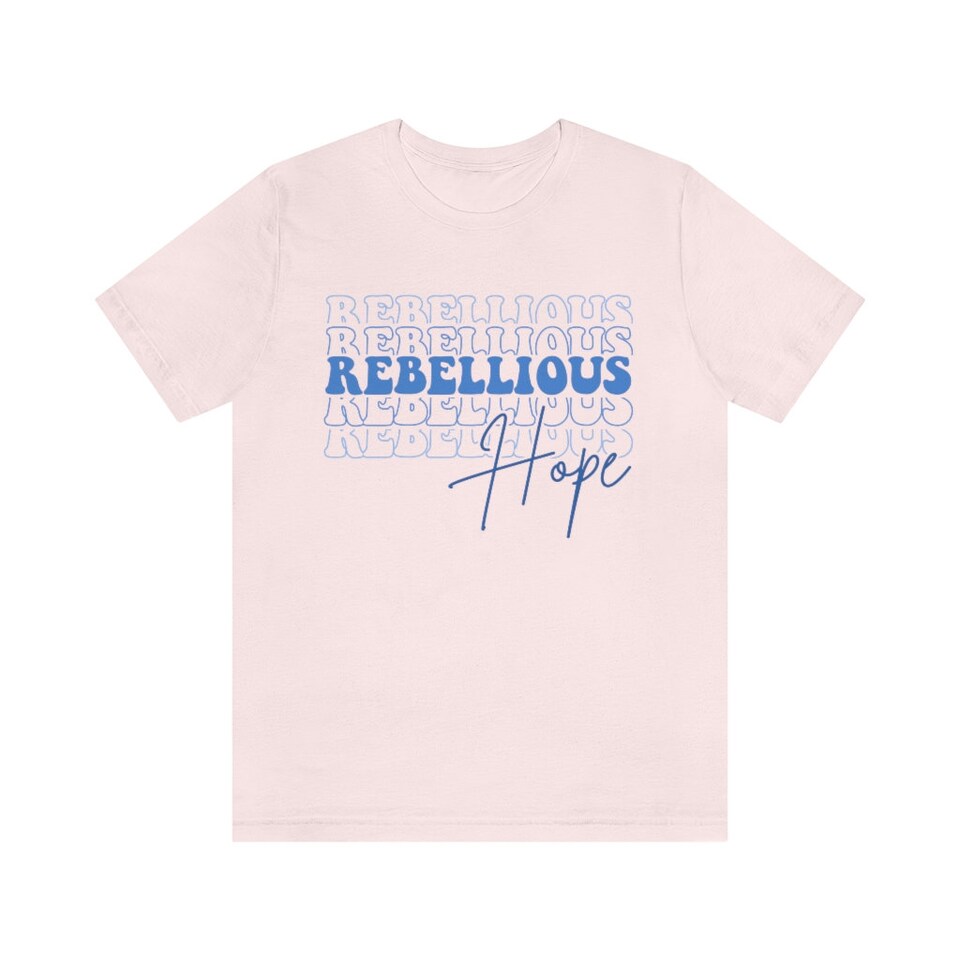 Blue Rebellious Hope Shirt sold by sunshine | SKU 308561 | Printerval UK
