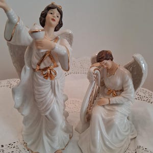 O'well Porcelain Angel - Etsy