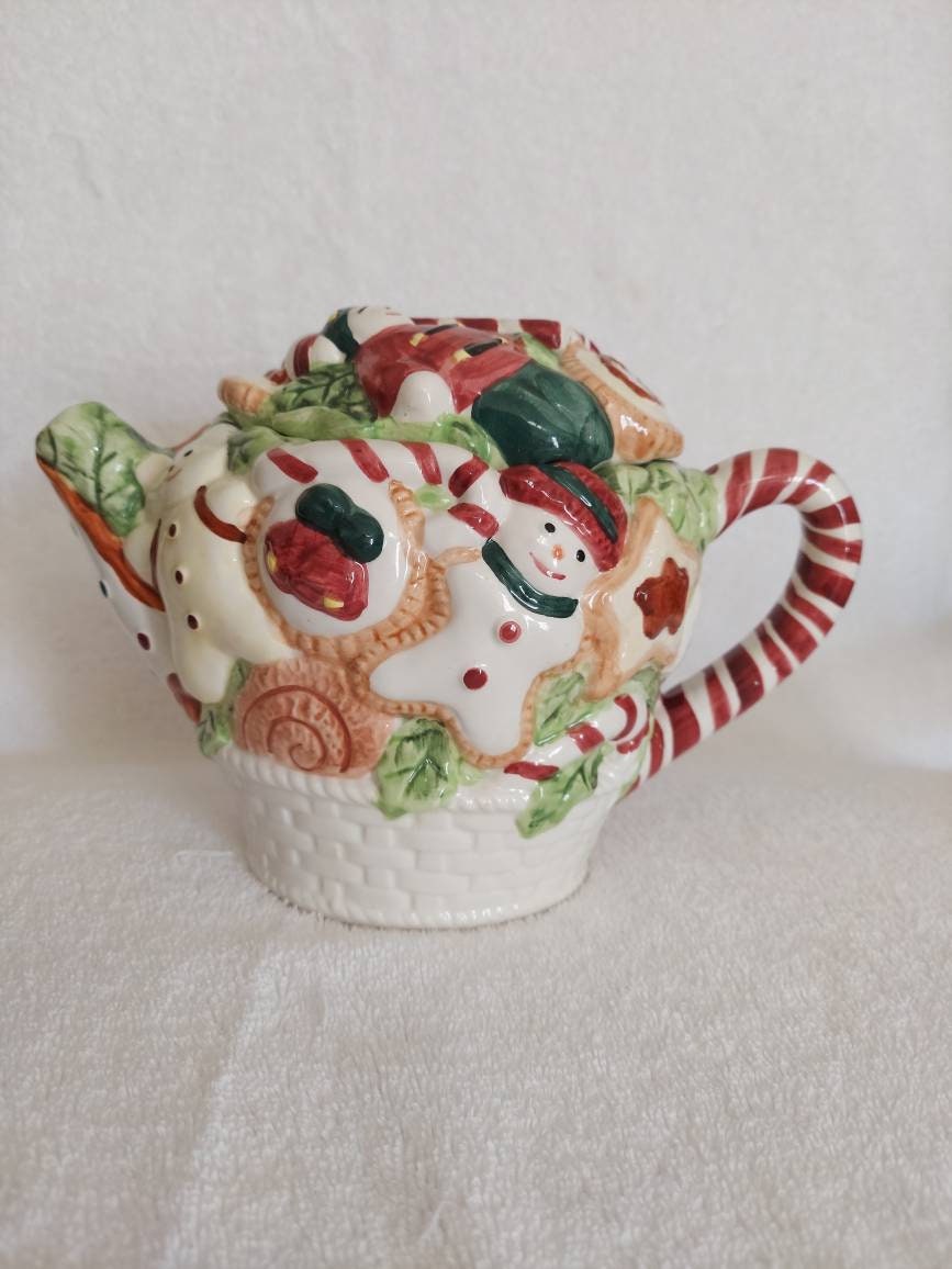 Gingerbread Teapot - Etsy