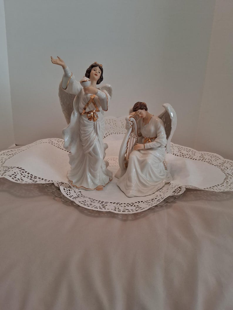 O'well Porcelain Angel - Etsy