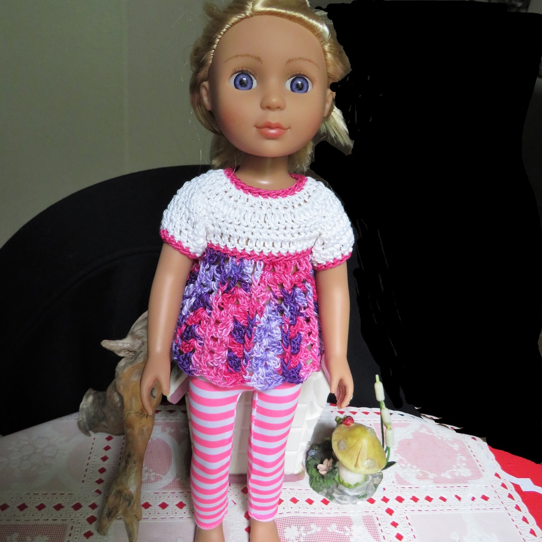 Crochet Clothes for 14 Inch GG Glitter Girl Doll One Piece Top - Etsy