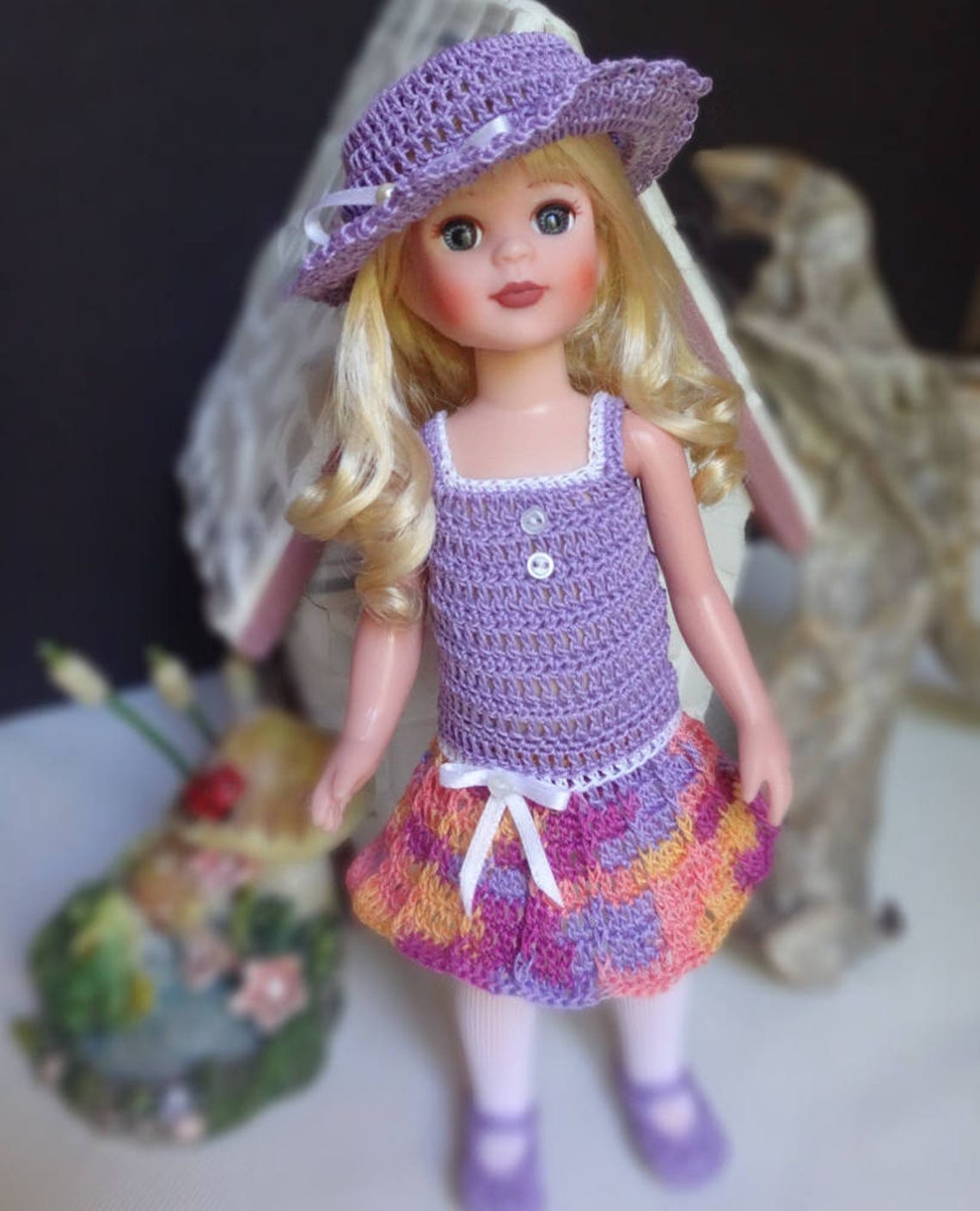 Crochet Tonner 8 9 Inch Kripplebush Kid Doll Dress Drop Waist - Etsy