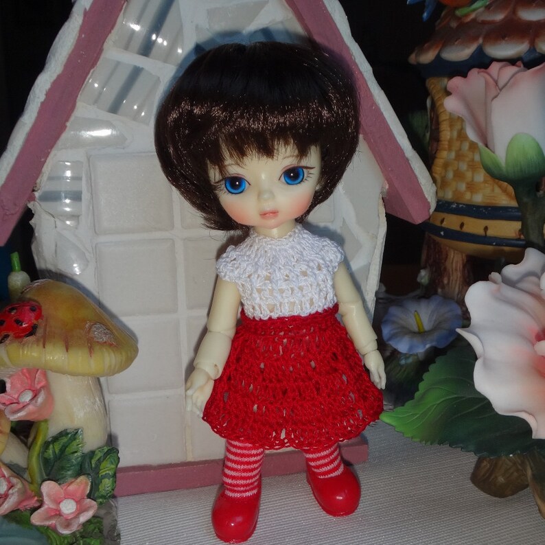 Crochet Clothes for 4.7 5 Inch BJD Hujoo Doll Dress Bikini - Etsy