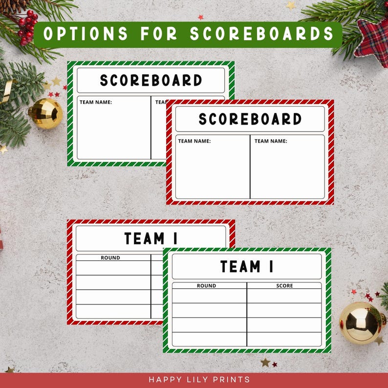 Christmas Friendly Feud Game, Printable Christmas Party Game, Fun ...