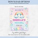 Editable Rainbow Birthday Party Welcome Sign, Rainbow Theme Welcome ...
