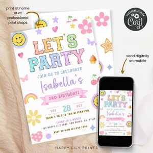 Varsity Patch Birthday Invitation, Patch Letter Birthday Invite, Patch ...