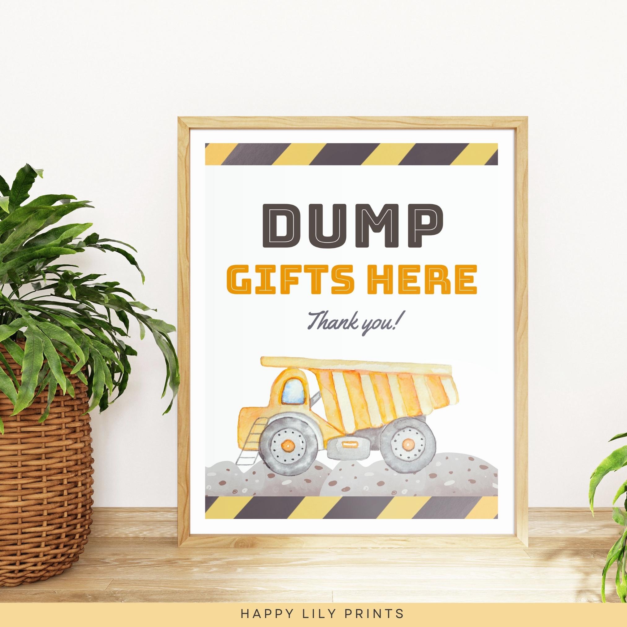 Editable Construction Party Signs Bundle, Construction Birthday Food ...