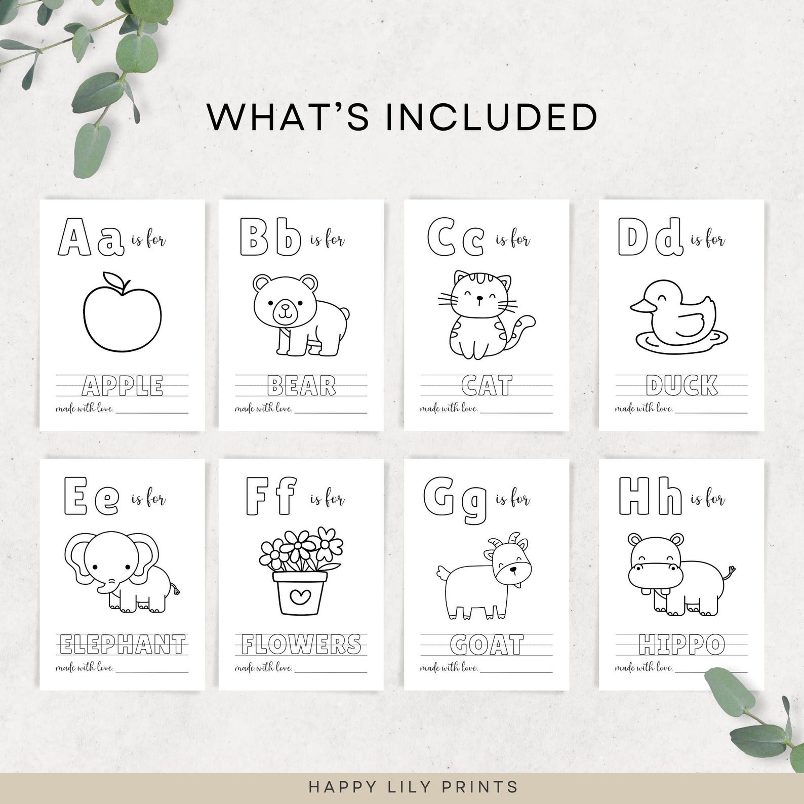 Babys First Abc Book Sign Baby Shower Abc Coloring Book Pages, Baby ...