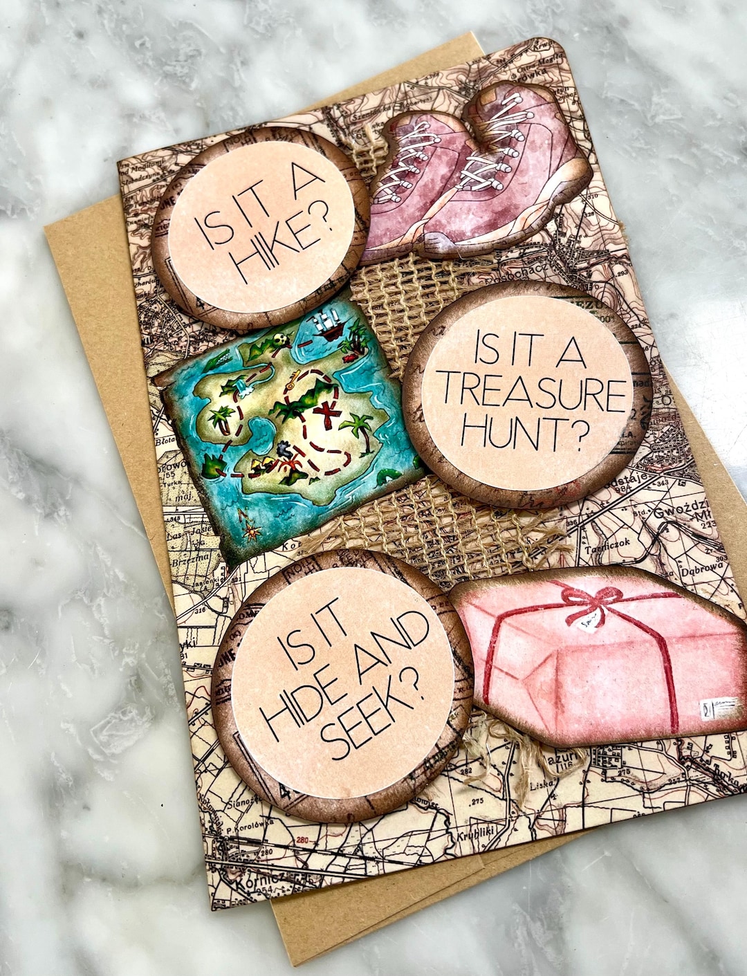 Large Geocaching Birthday Card - Etsy