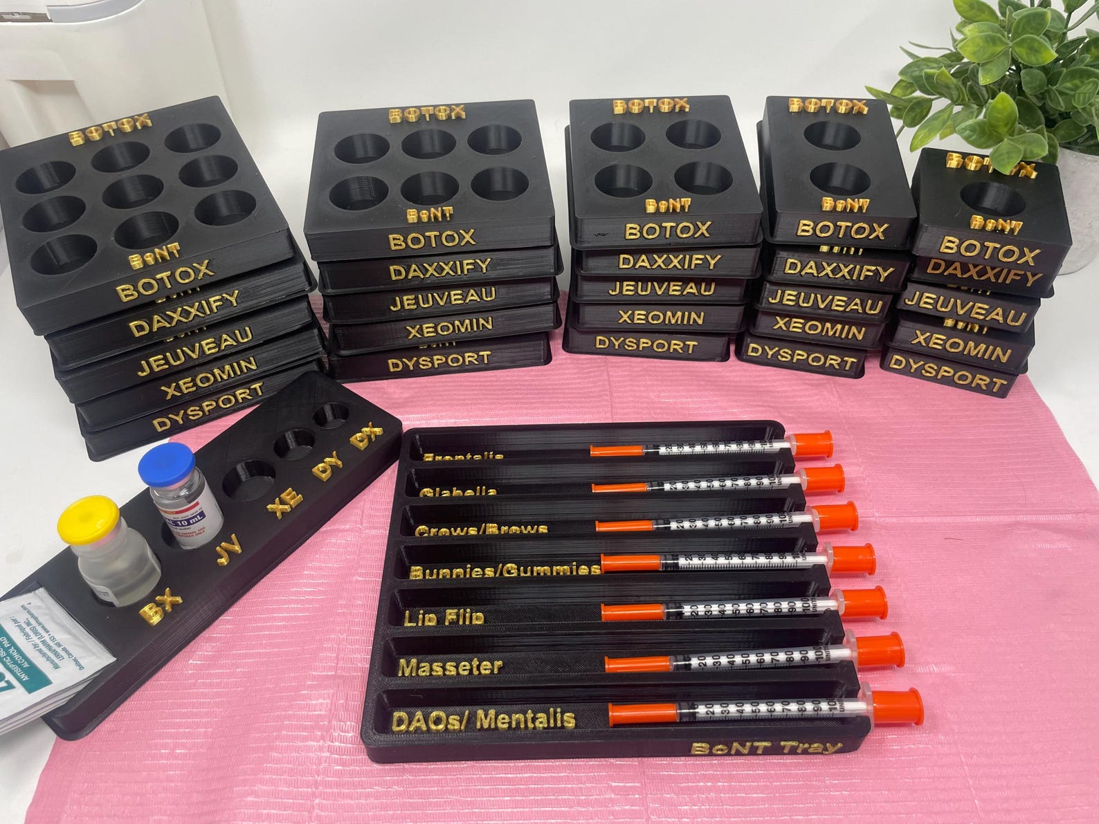 Botox Dysport Injectables Syringe Holder Tray, Tox Tray, Esthetician ...