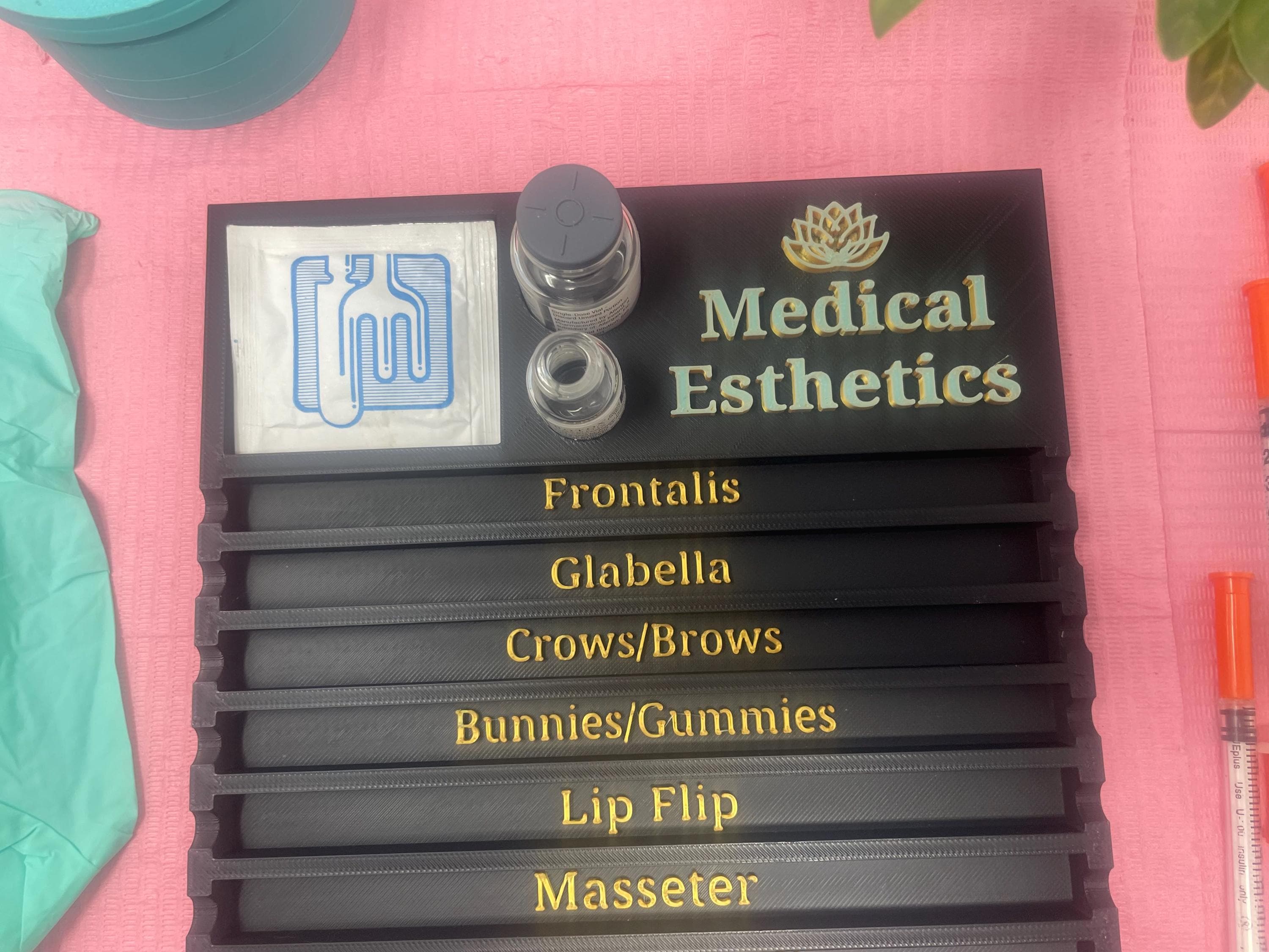 Customized Botox Syringe Tox Tray, Medical Aesthetics Nurse Injector ...