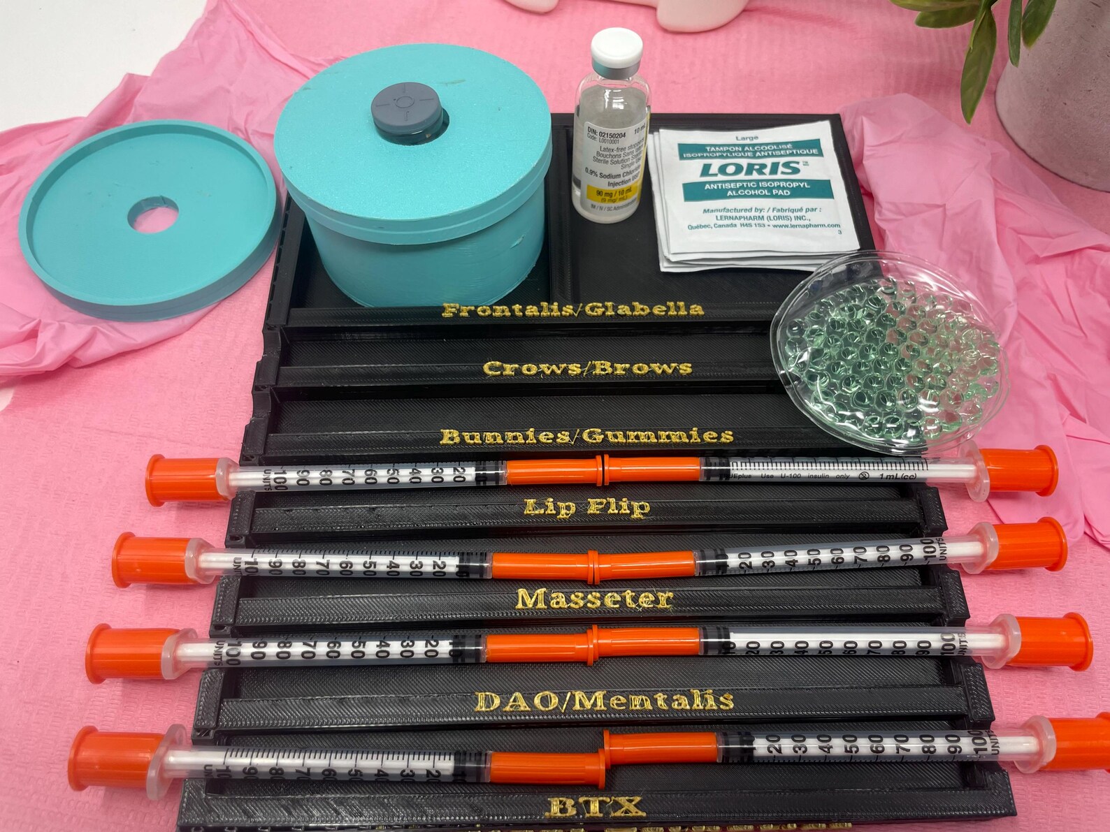 BTX Station Neurotoxin Injection Tray With Botox Chilling Box, Botox ...