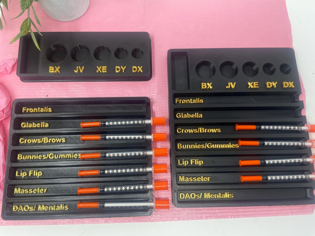 Botox Dysport Injectables Syringe Holder Tray, Tox Tray, Esthetician ...