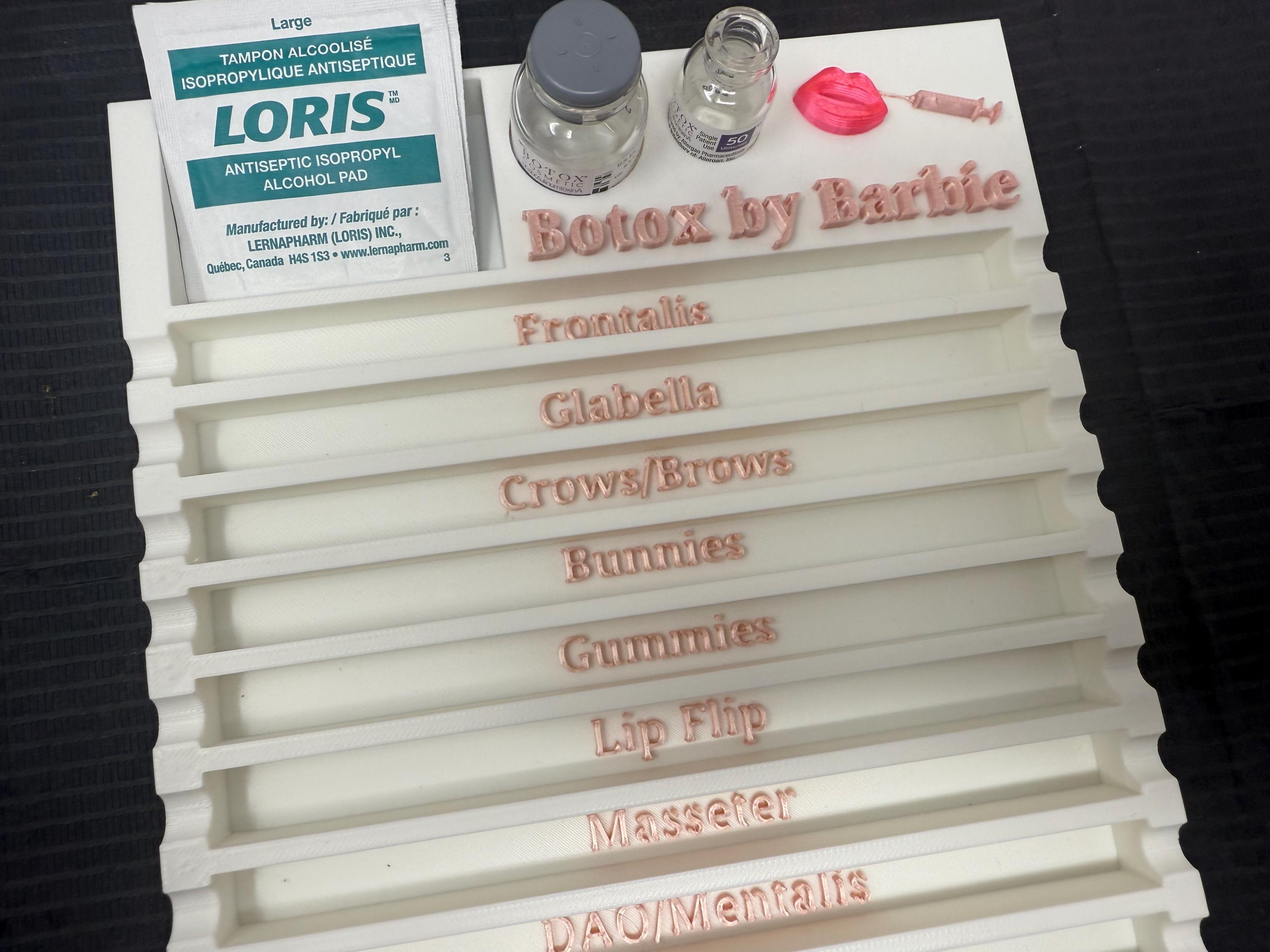 Customized Botox Syringe Tray Medical Aesthetic Practitioner Nurse ...