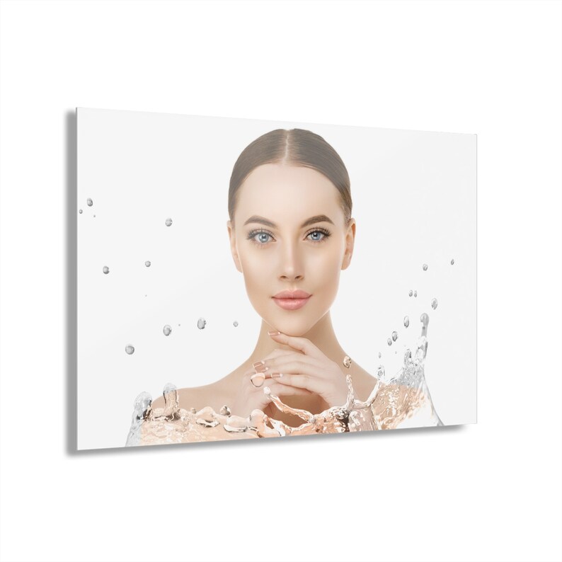 Hydration Medspa Acrylic Print french Cleat Hanging, Esthetician Clinic ...
