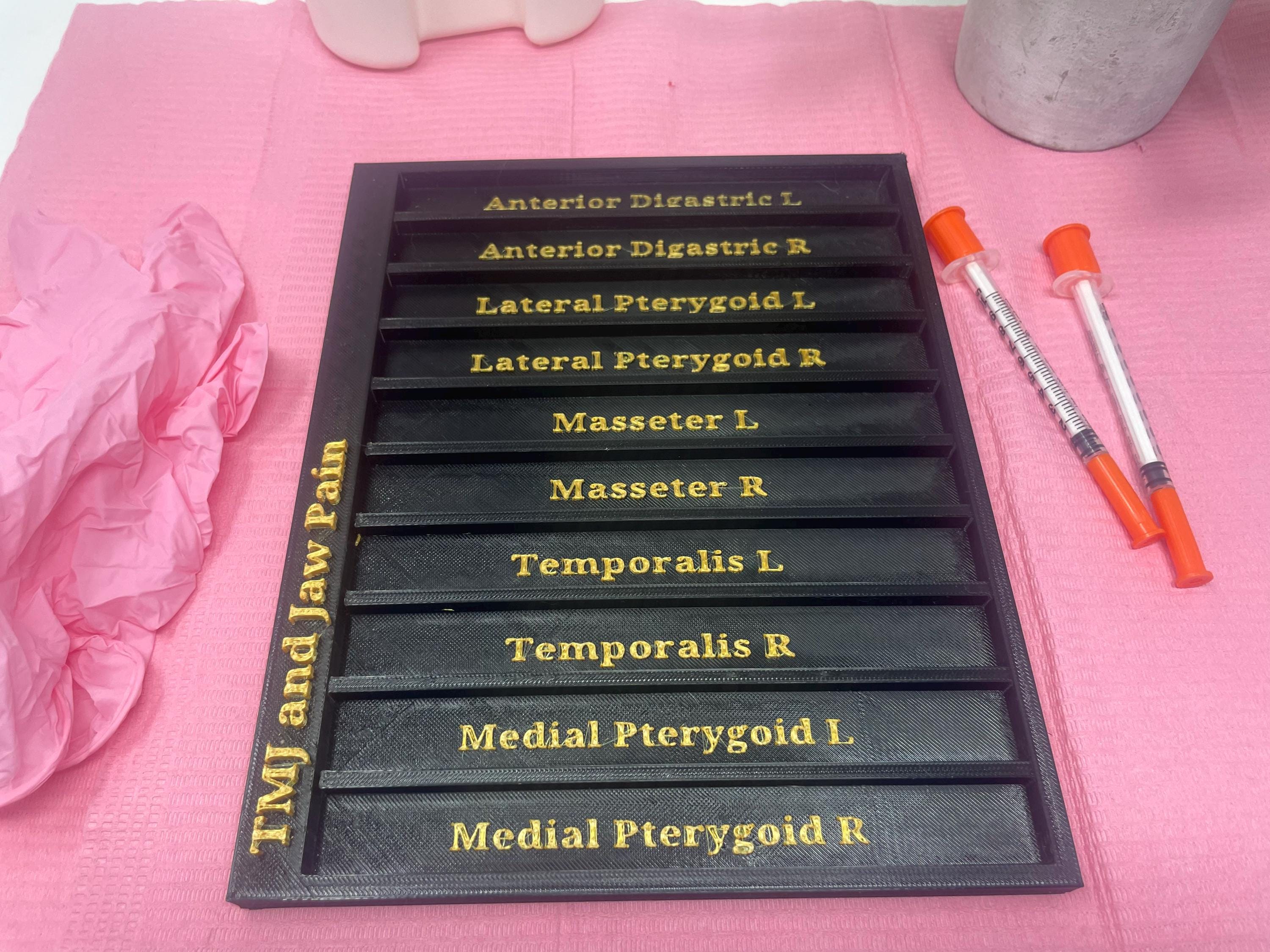 Botulinum Toxin Syringe Holder for Therapy of Migraines TMJ Neck Pain ...