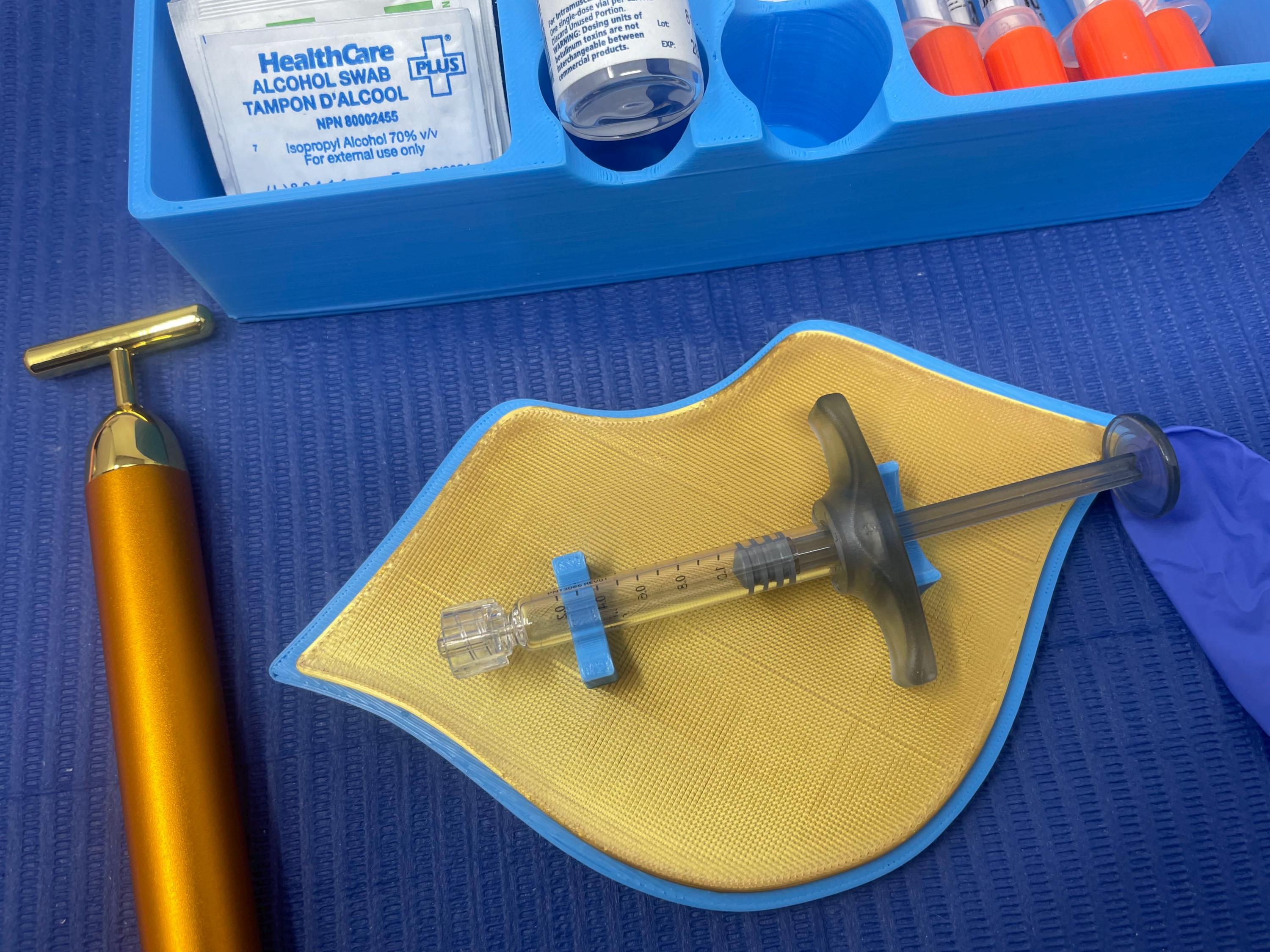 Customized Dermal Filler Injectables Syringe Holder Tox Tray ...