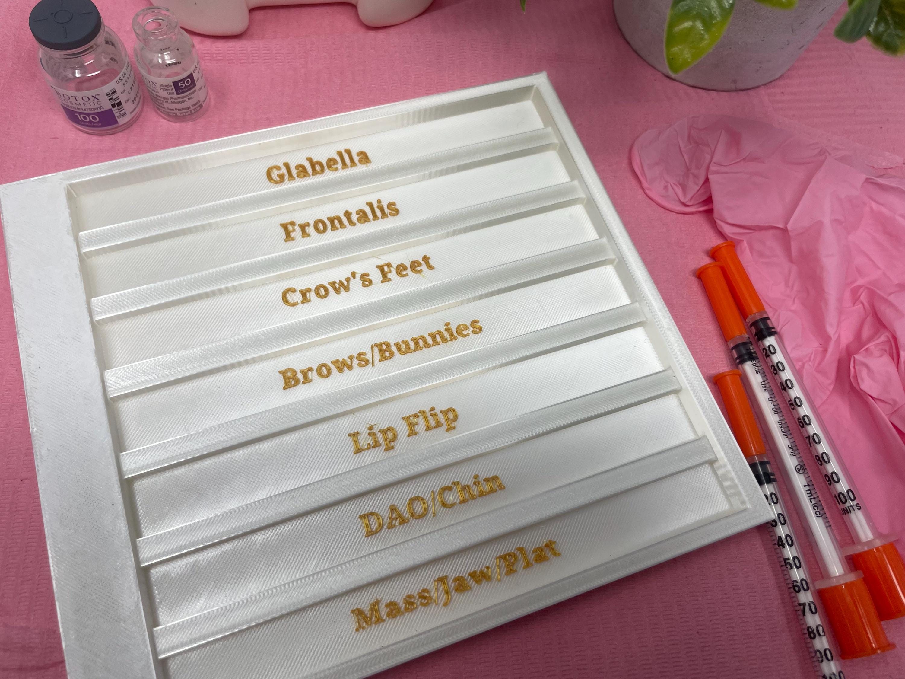 Fully Customized Botox Syringe Tray, Medical Aesthetics Nurse Injector ...