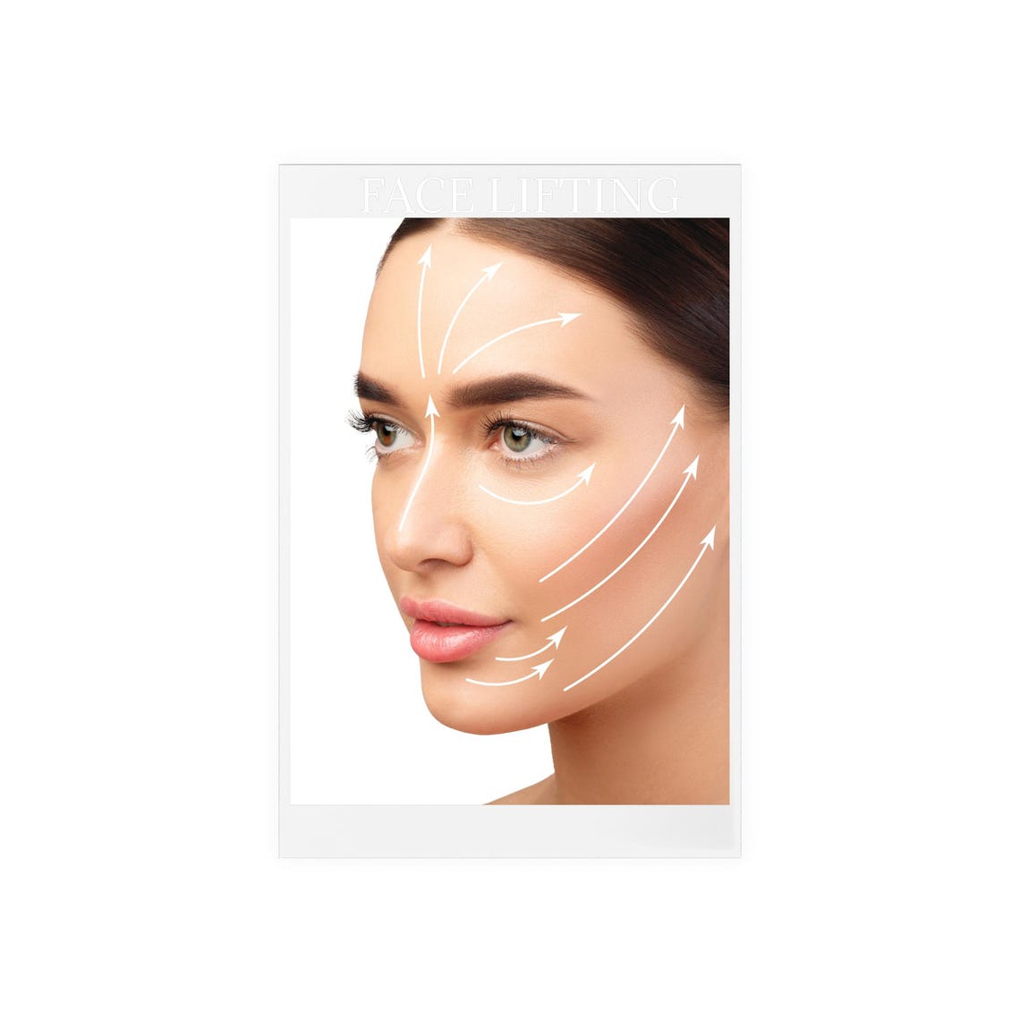 Face Lifting Plastic Surgery Consultation Acrylic Sign W/ Wooden Stand ...