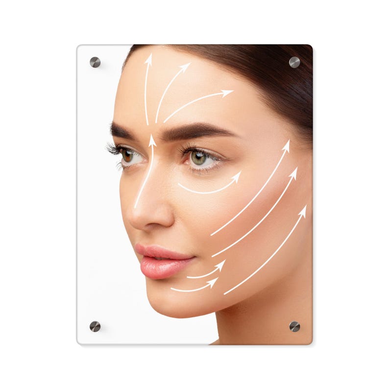 Facial Lifting Plastic Surgery Acrylic Board, Rejuvenation Skincare ...