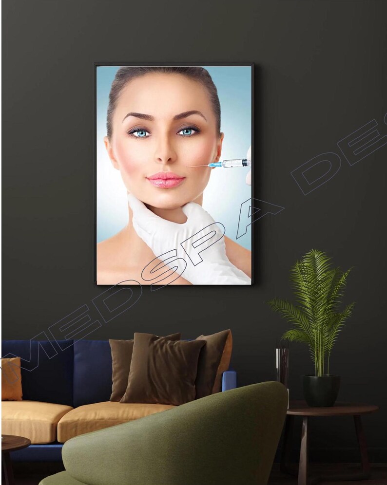 Unique Botox Injection Art Medspa Canva Decoration, Medspa Nurse ...